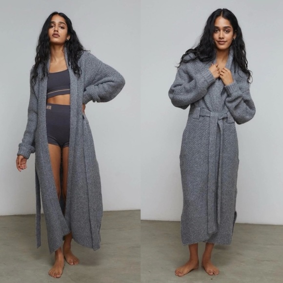 lunya | Intimates & Sleepwear | Lunya Chunky Wool Knit Robe | Poshmark